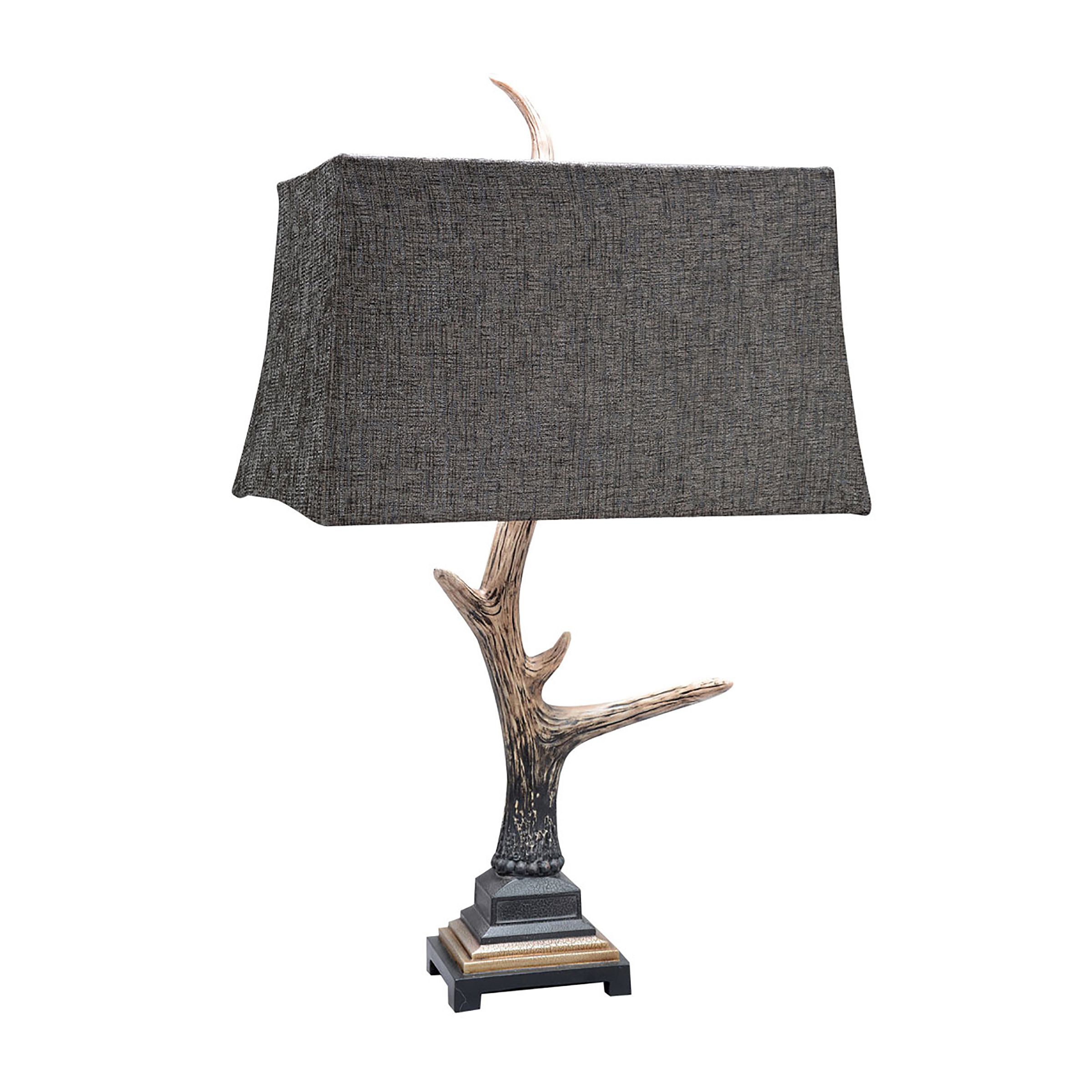 Vintage Direct Single Antler Table Lamp | Mack's Prairie Wings